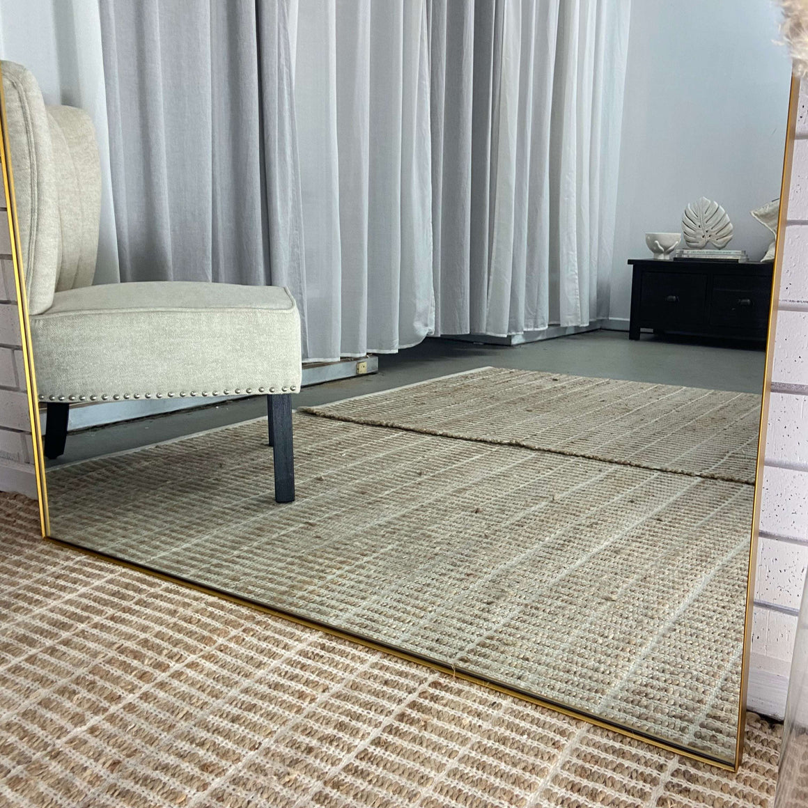 Oversize Arch Contemporary Thin Mirror – Bargain For You Shop in Australia